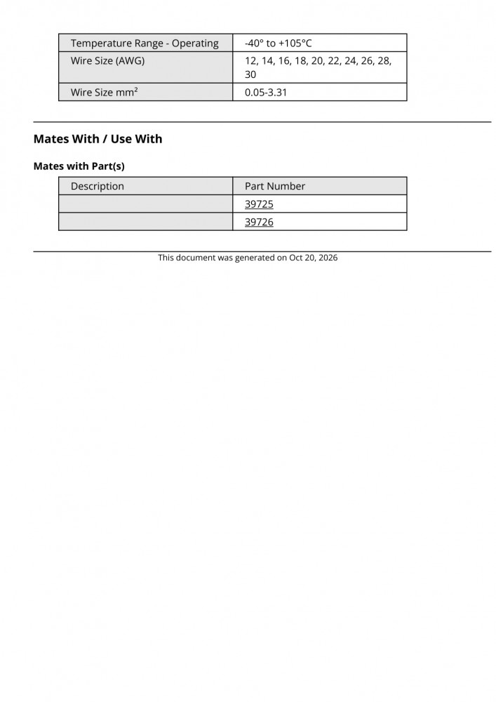 MOLEX 397050005 product document image, page 3