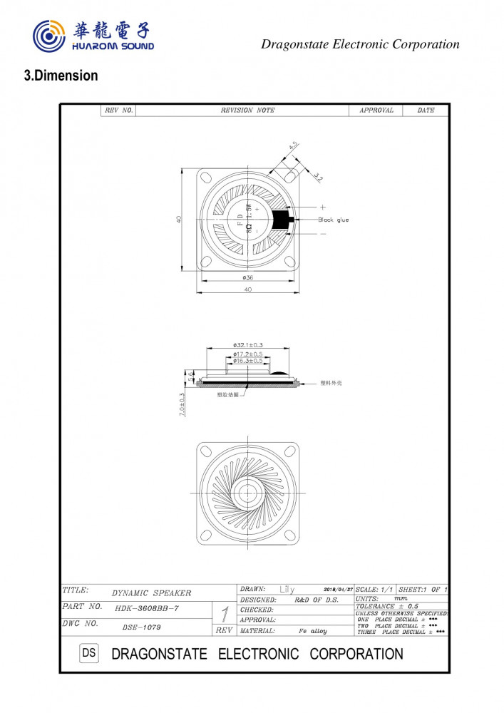 HDK-3608BB-7 reliability tests