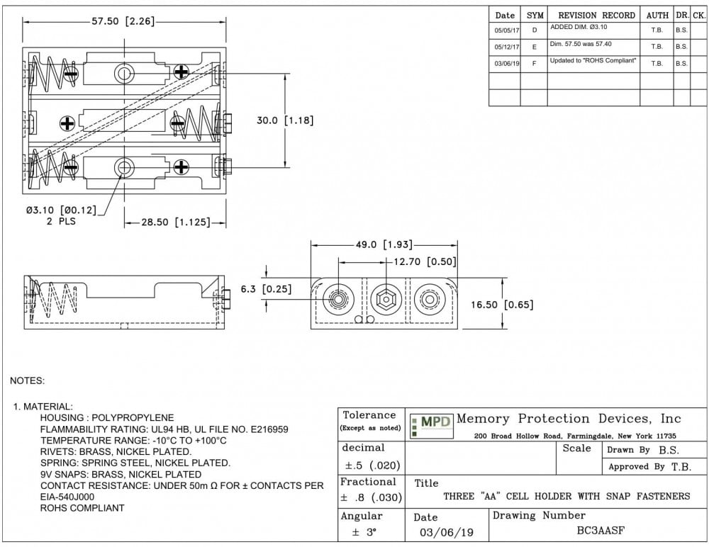 MPD BC3AASF technical drawing
