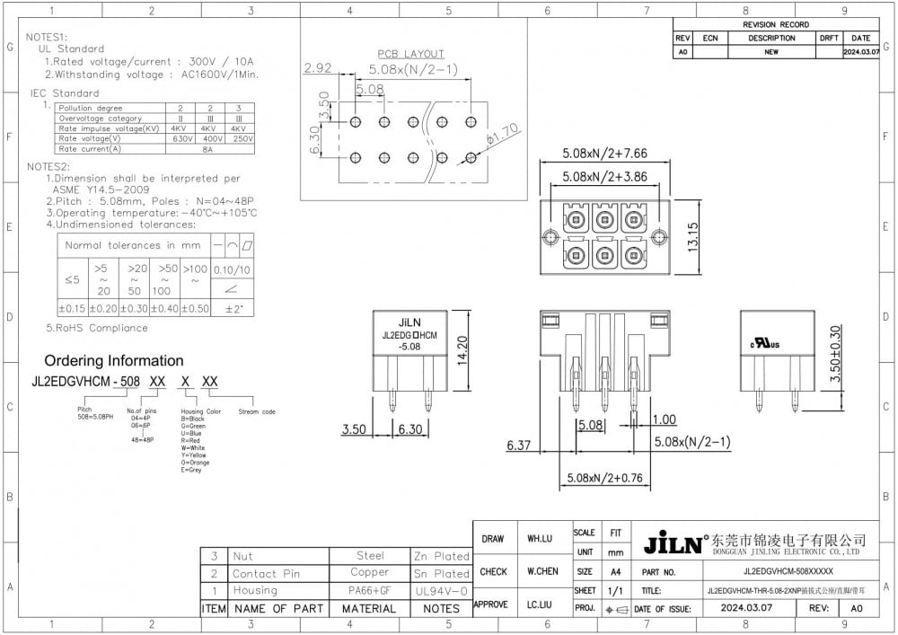 JL2EDGVHCM-50806B01 technical drawing
