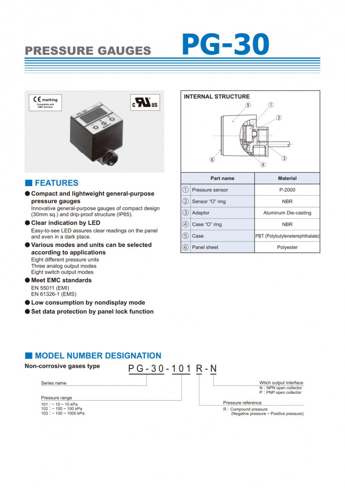 PG-30-103R-N documentation page 1