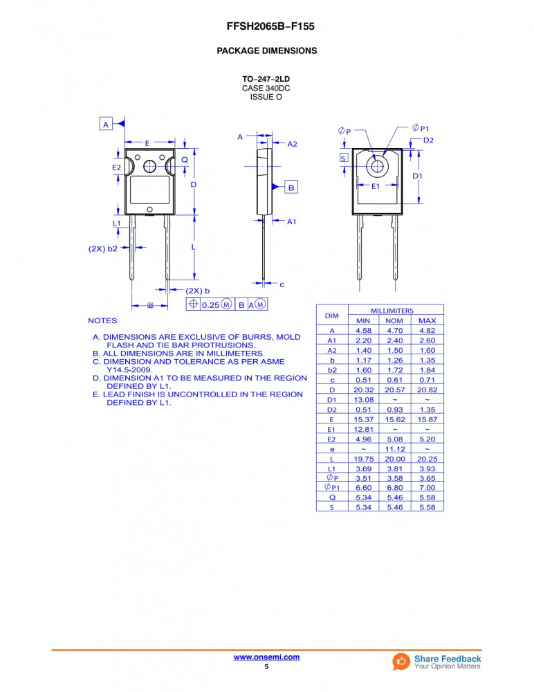 FFSH2065B-F155 datasheet page 5