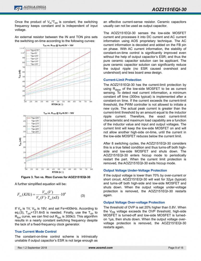 AOZ2151EQI-30 datasheet page 9