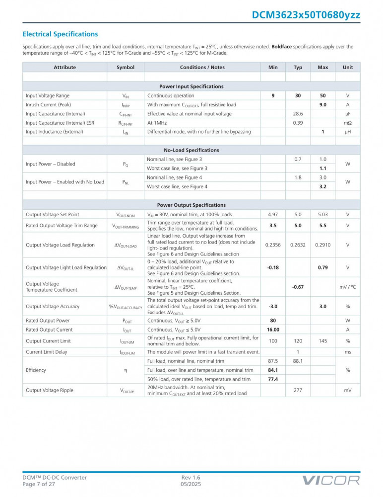 DCM3623 datasheet page 7