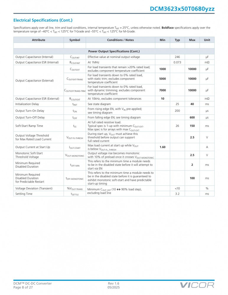 DCM3623 datasheet page 8