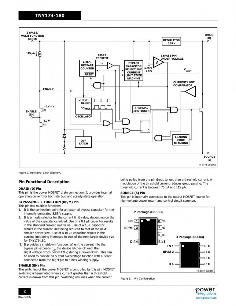 TNY175PN datasheet page 2