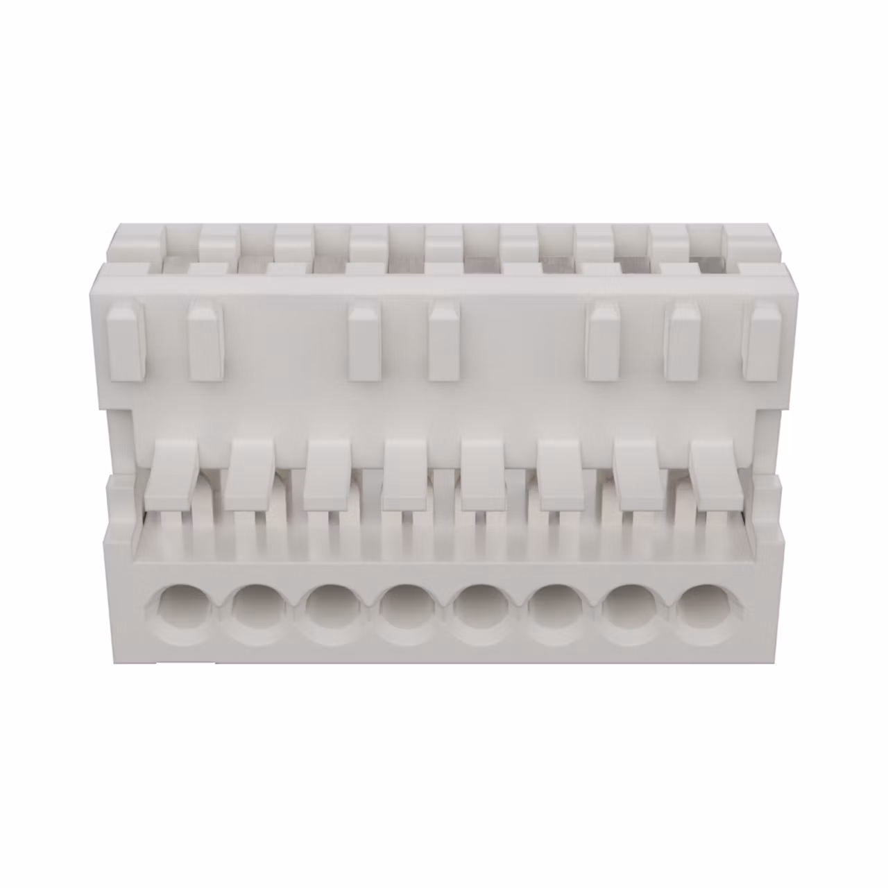 Appli-Mate RAST 2.5 IDT Housing, 2.50mm Pitch, Direct/Indirect, Female, 8 Circuits, Position Keys C and F Removed for sale