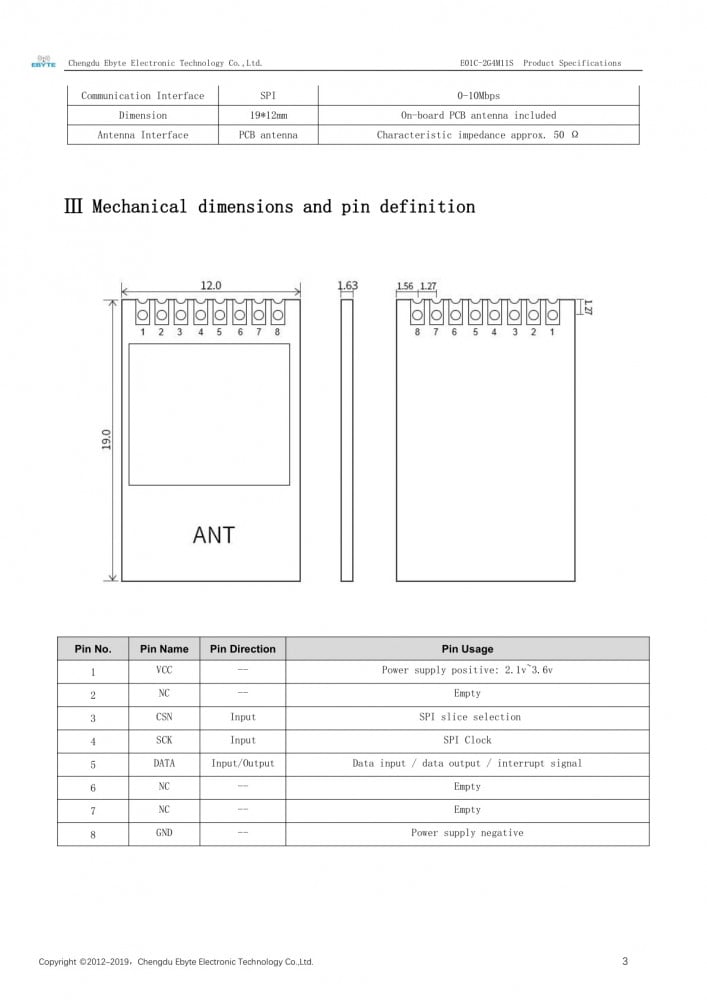 E01C-2G4M11S datasheet page 4