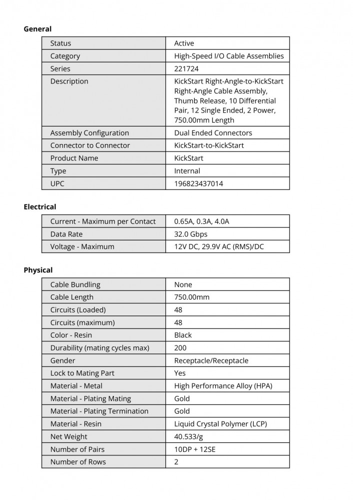 MOLEX 2217240750 technical document image 2