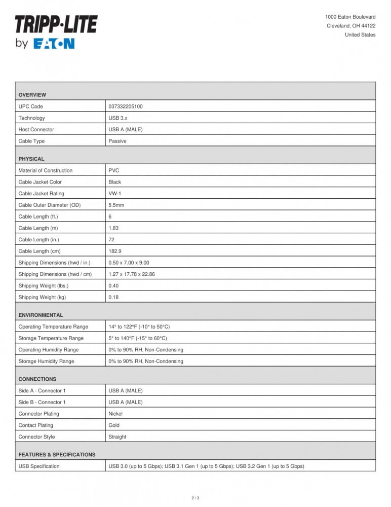 U325-006 technical document page 2