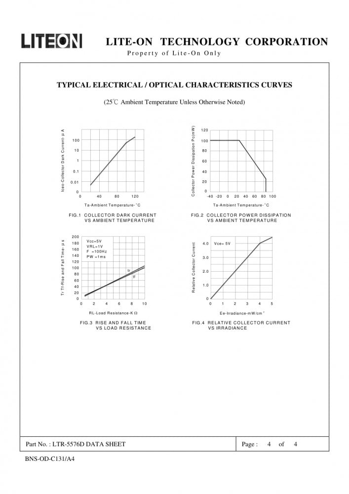 LTR-5576D datasheet page 5