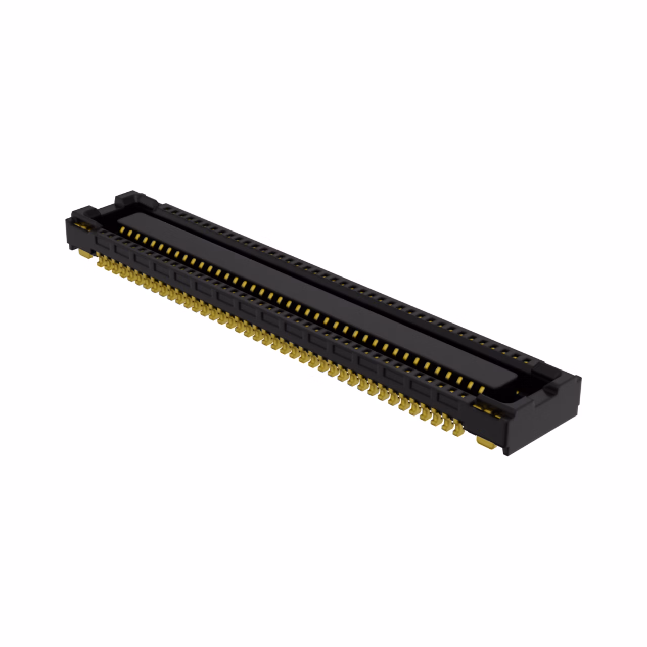 SlimStack Board-to-Board Receptacle, 0.40mm Pitch, J-Bend Series, 0.38µm  Gold (Au) Plating, 1.50 or 2.00mm Mated Height, 3.40mm Mated Width, 80 Circuits for sale