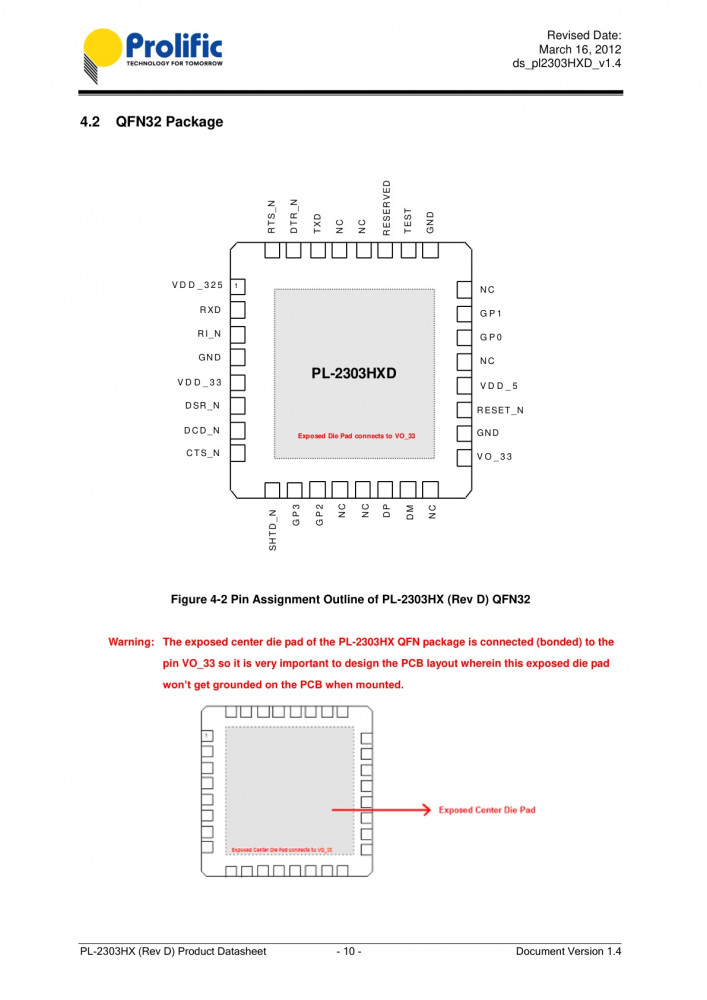 PL2303HXD datasheet page 10