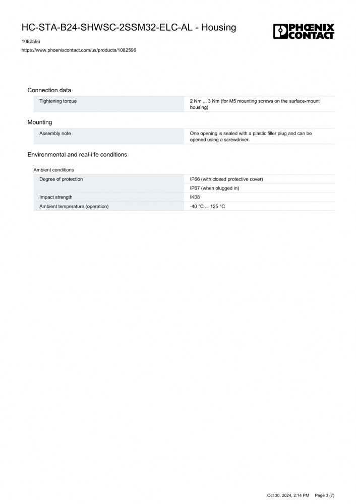 Phoenix Contact 1082596 technical document page 3
