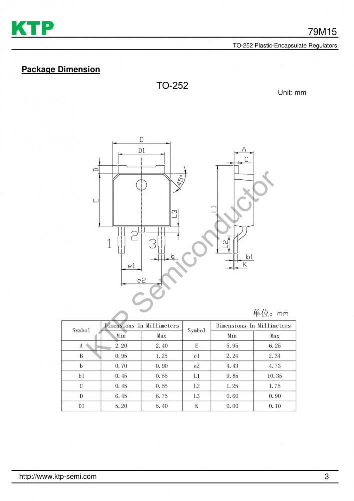 79M15(KTP) datasheet page 3