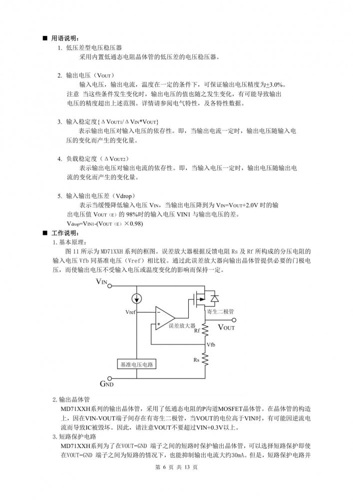 MD7130H datasheet page 6