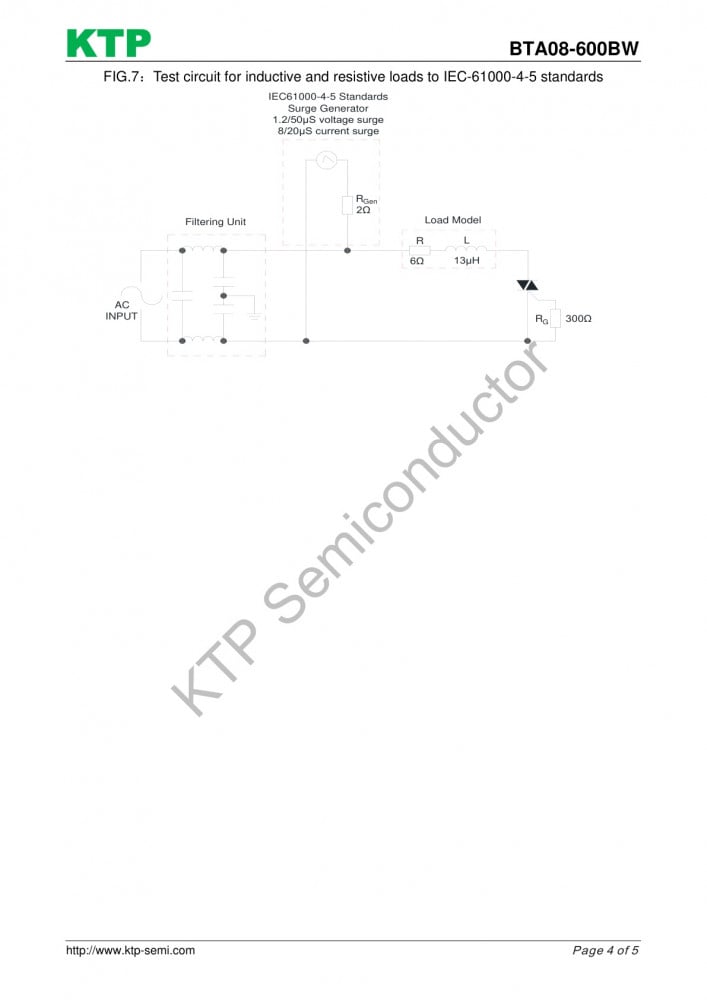BTA08-600BW datasheet page 4