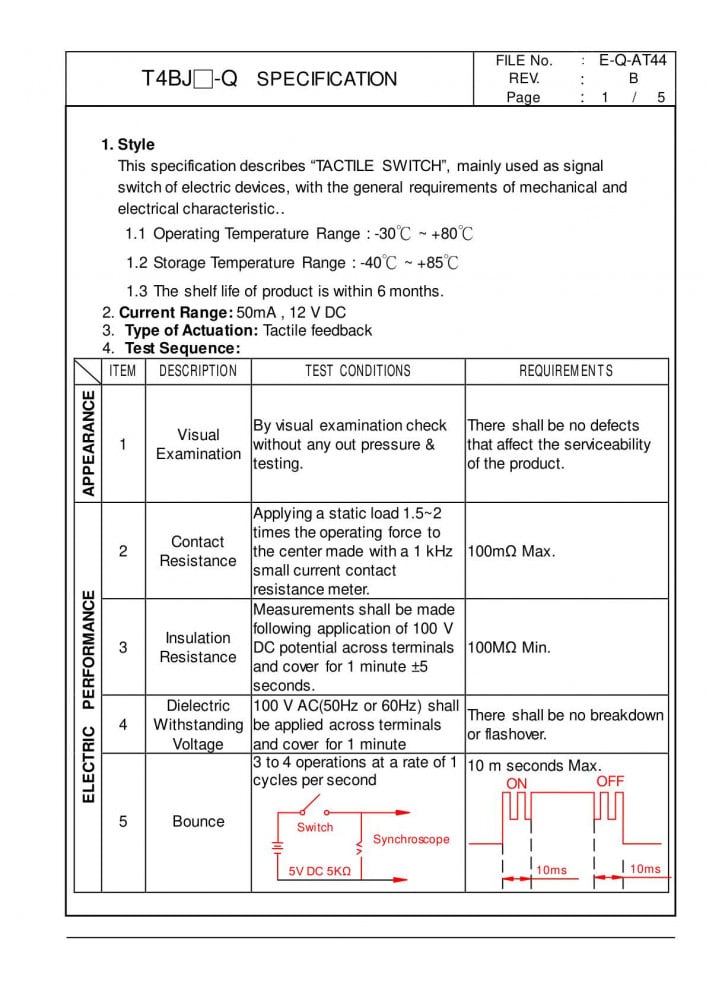 T4BJB16BQR technical document page 3