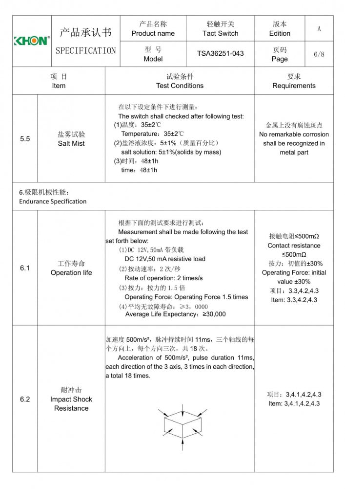 TSA36251-043D544DA specification page 7
