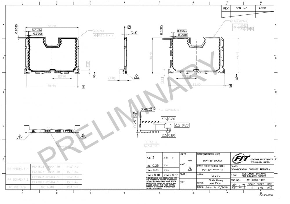 FOXCONN PE41897-01NK5-1H drawing page 3