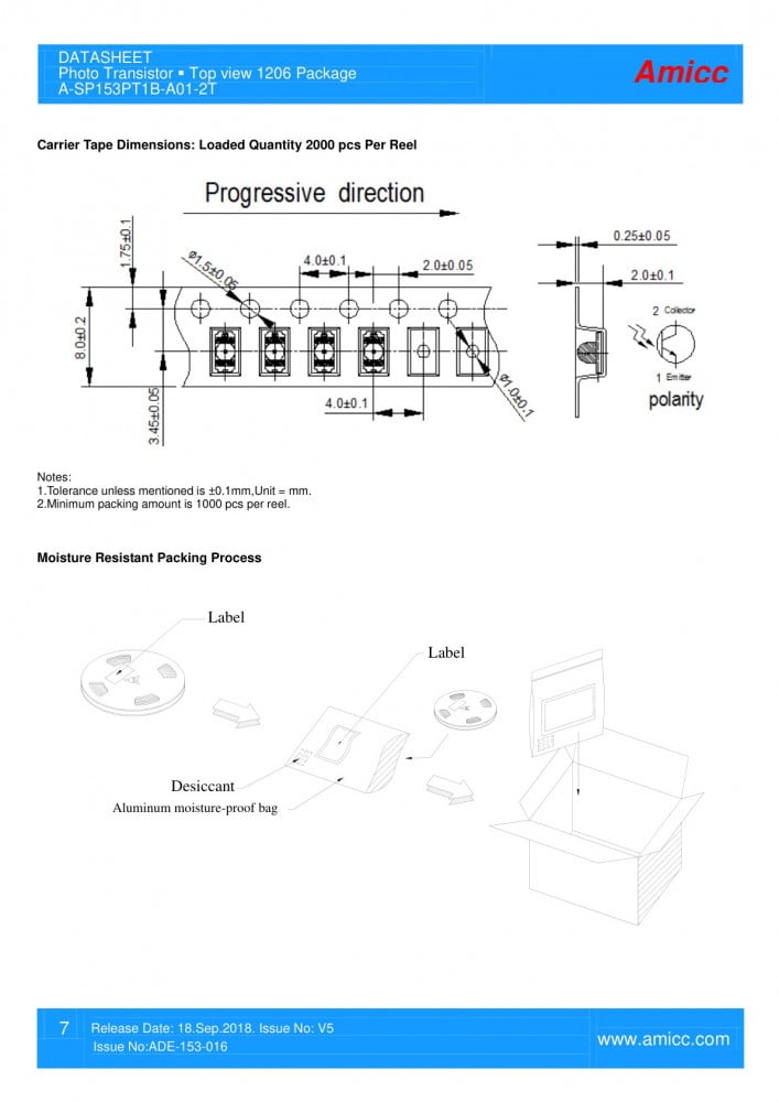 A-SP153PT1B-A01-2T datasheet page 7