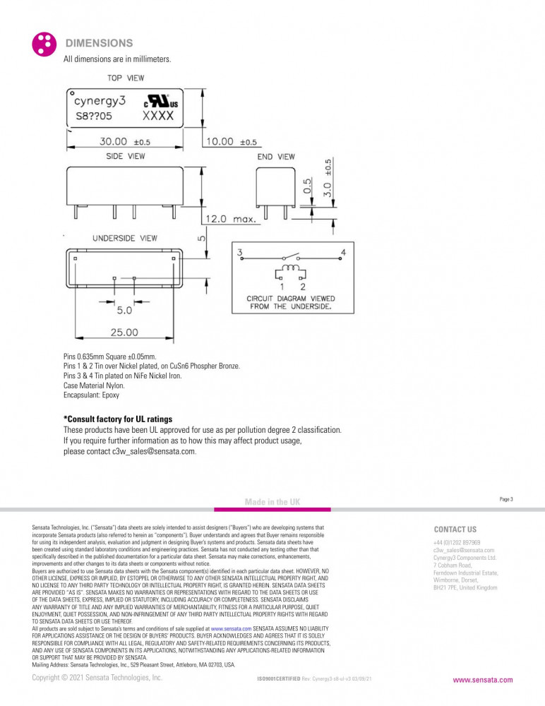S8-0504U datasheet page 3