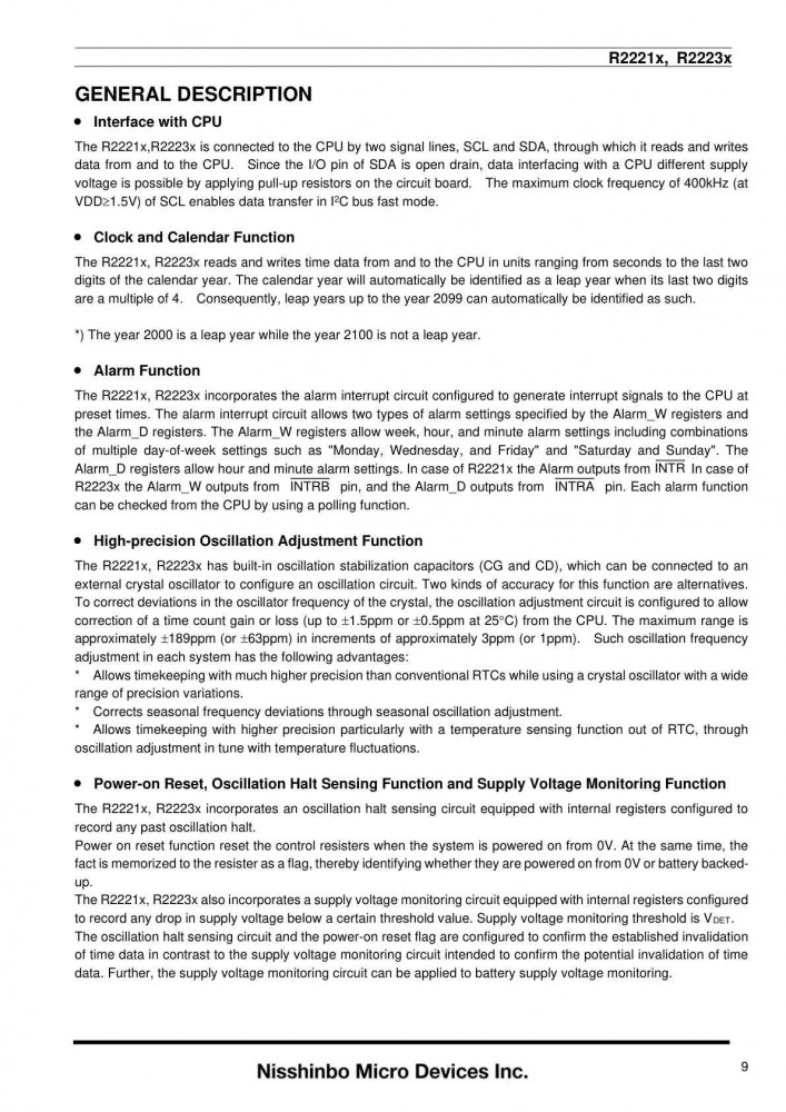 R2221 technical document page 9