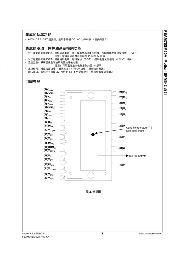 FSAM75SM60A datasheet page 3