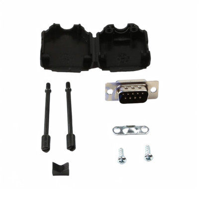 MH CONNECTORS MHDPPK9-K D-Sub Backshell Hood