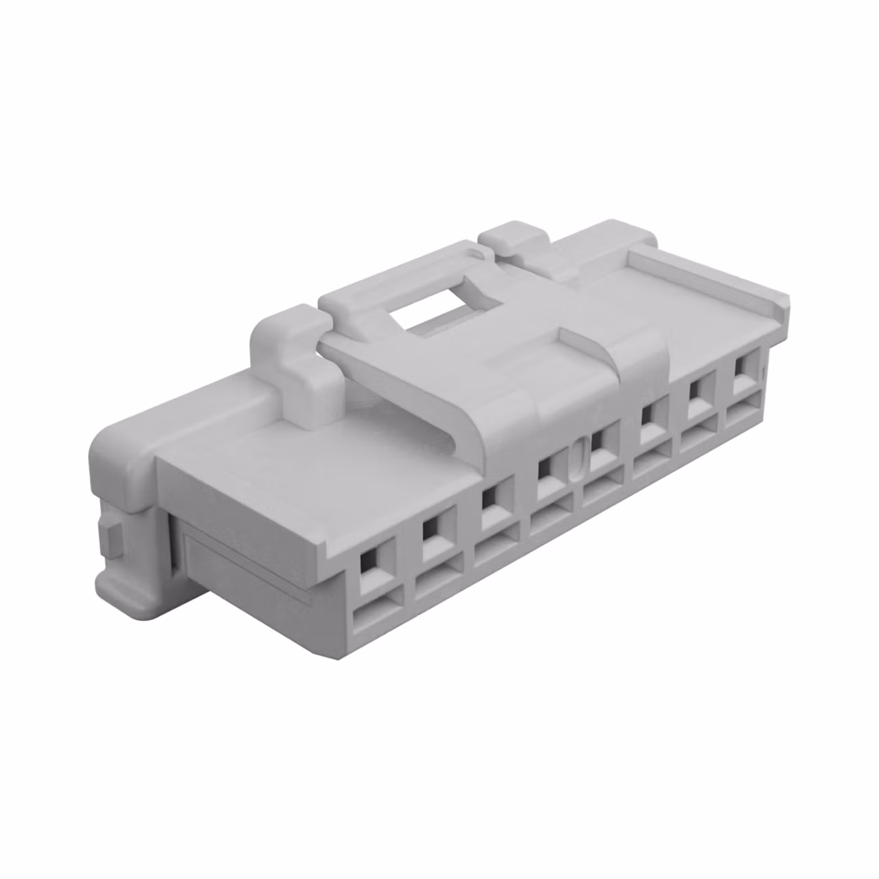 DuraClik TPA Wire-to-Board Receptacle Housing, 8 Circuits, White for sale