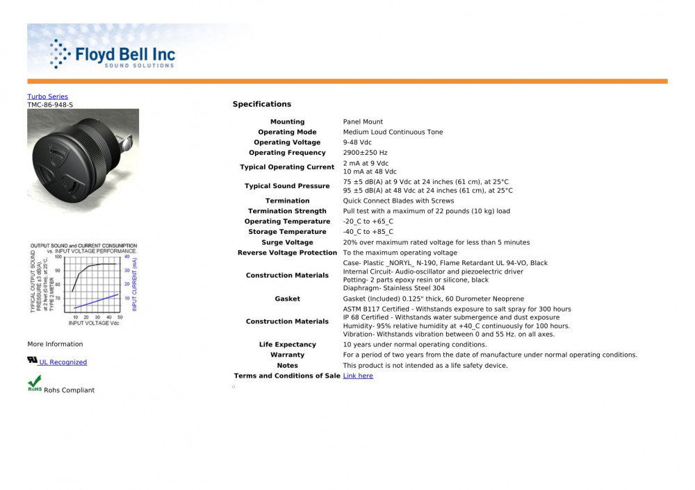 TMC-86-948-S technical documentation, page 1