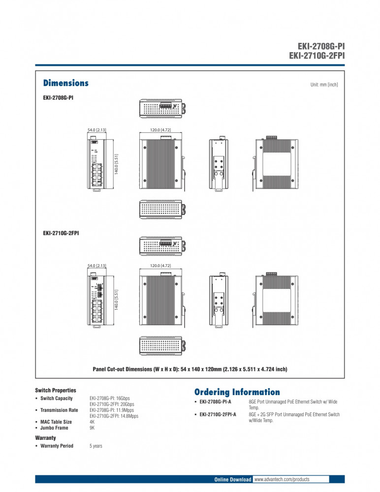 EKI-2708G-PI product document page 2