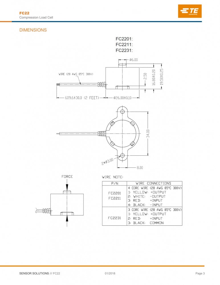 FC2231 datasheet page 3