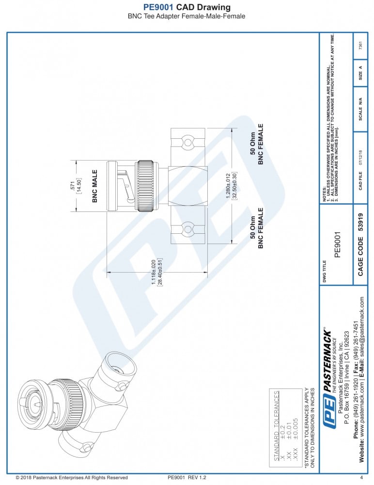 PE9001 technical document page 4