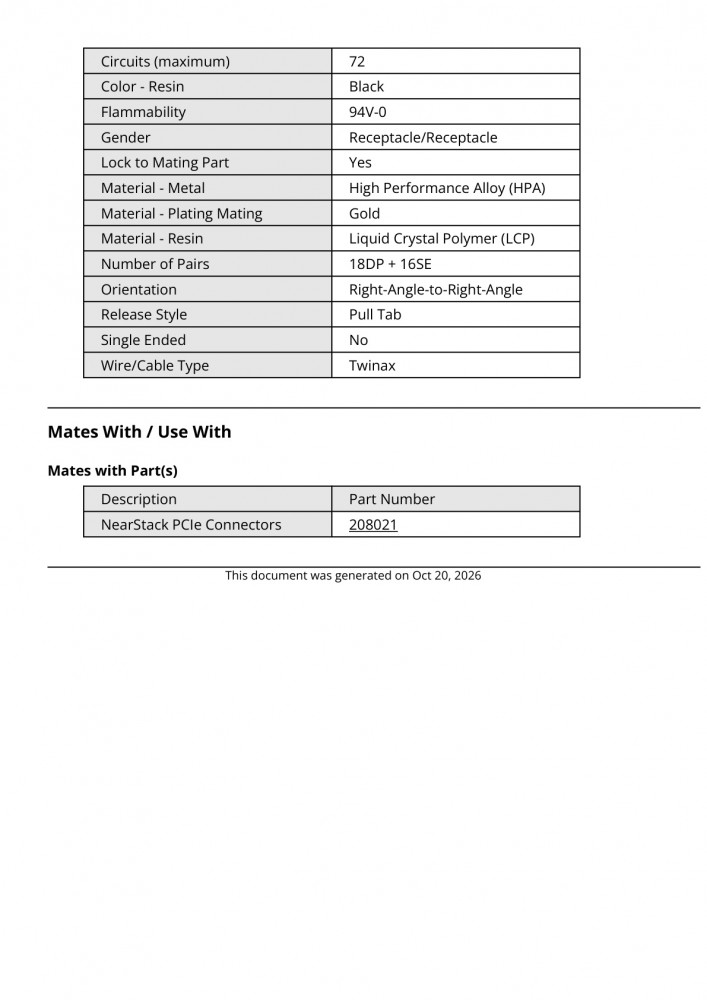 MOLEX 2209290350 technical document image 3