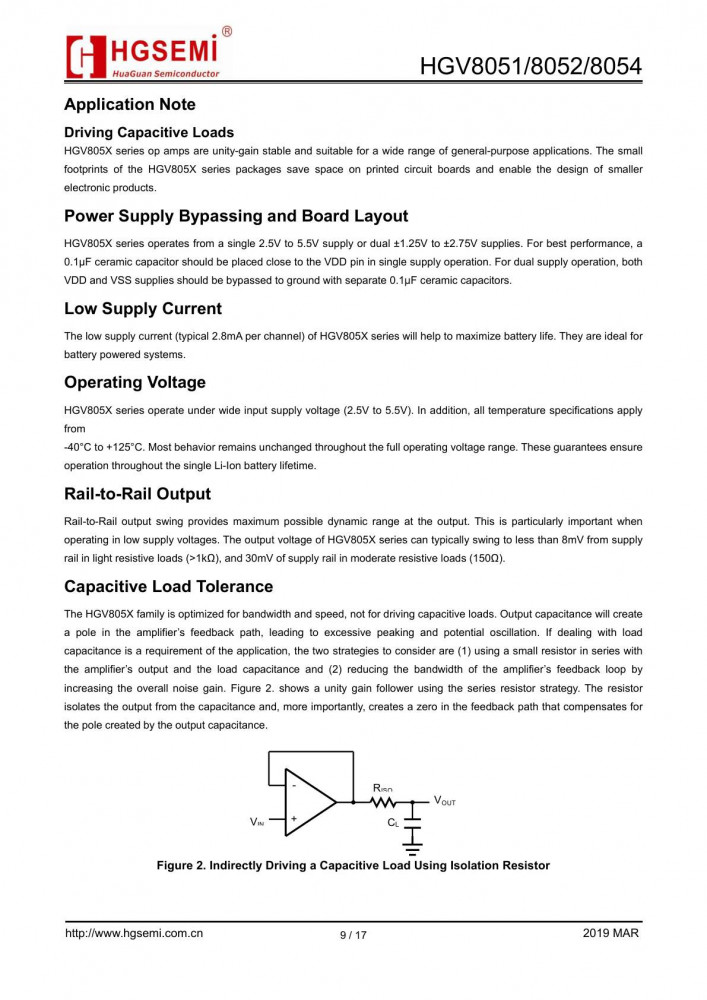 HGV8054MT/TR datasheet page 9