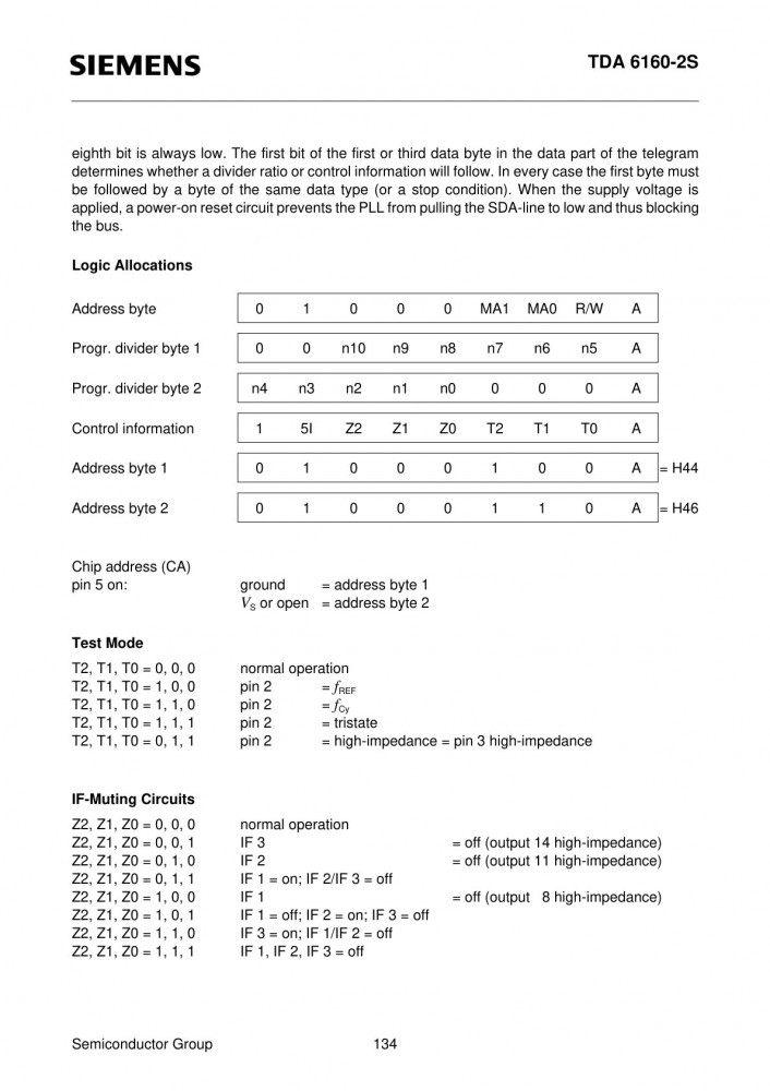 TDA6160-2S datasheet page 9