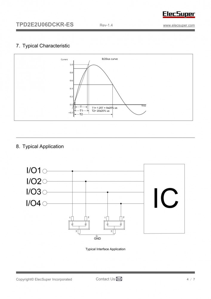 TPD2E2U06DCKR-ES datasheet page 4