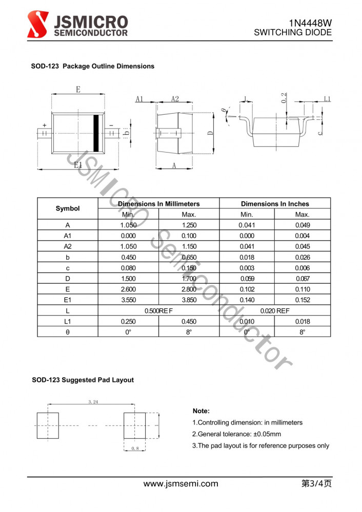 1N4448W datasheet page 3