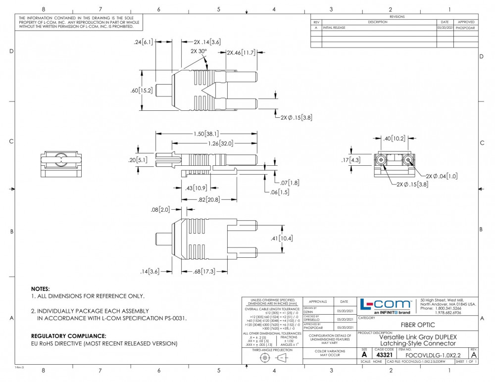 FOCOVLDLG-1.0X2.2 technical document preview