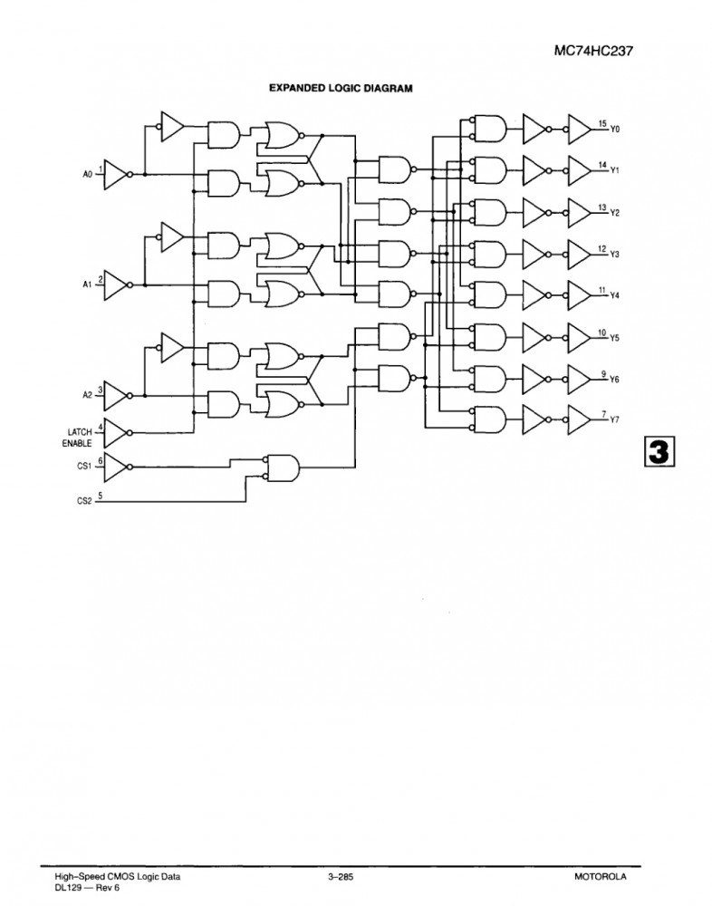 MC74HC237N datasheet page 6