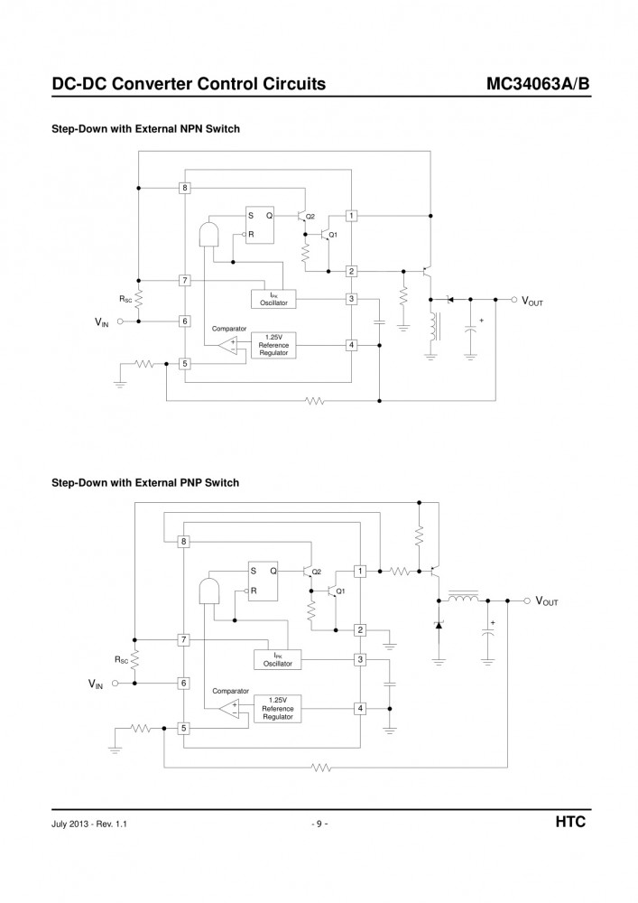 MC34063AN datasheet page 9