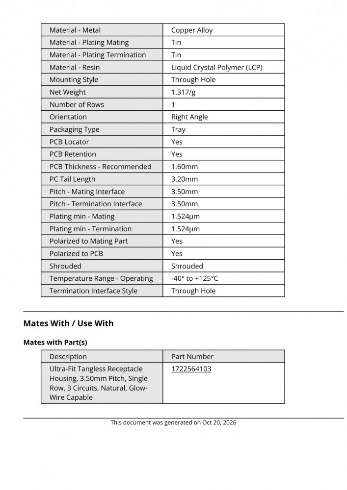 MOLEX 1723104103 technical document page 3