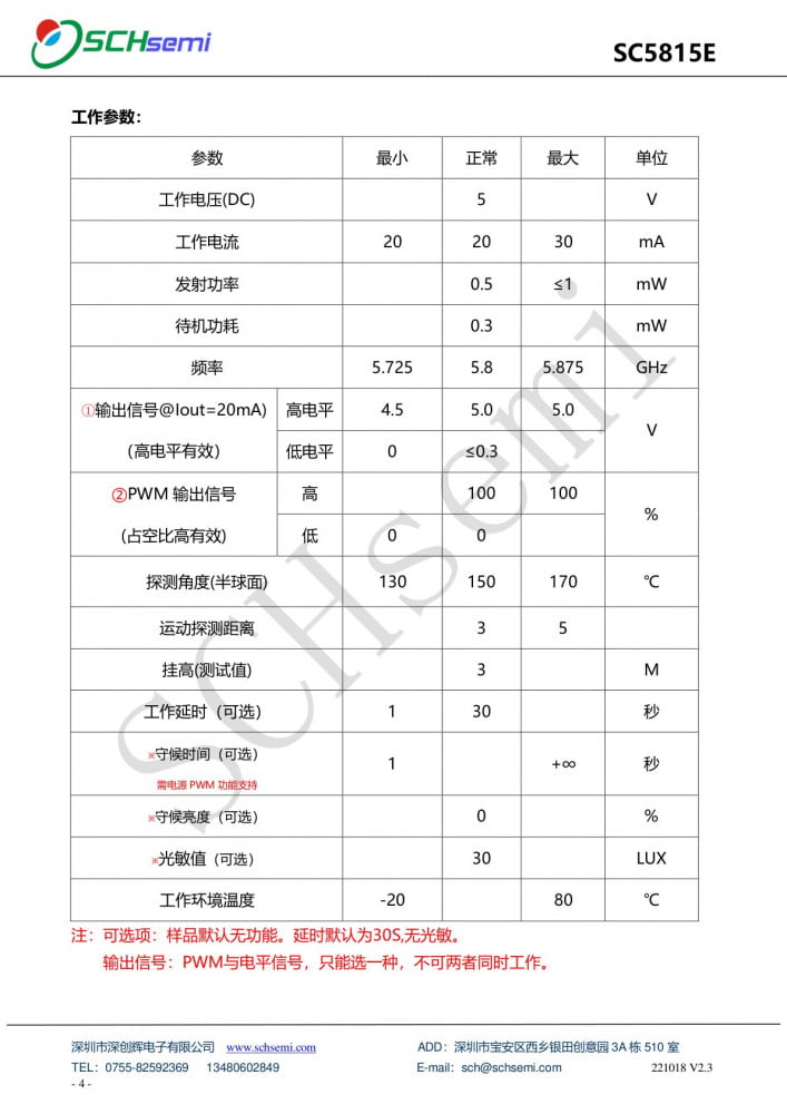 SC5815E datasheet page 4