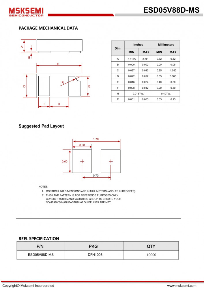 ESD05V88D-MS datasheet page 5