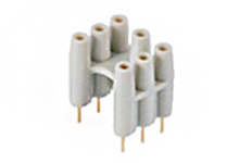 Heavy-Duty Crimp Contact Insert, Female, 25-Pole, 10A, for Turned or Stamped Crimp Contacts, Size 16A «66x16», with 