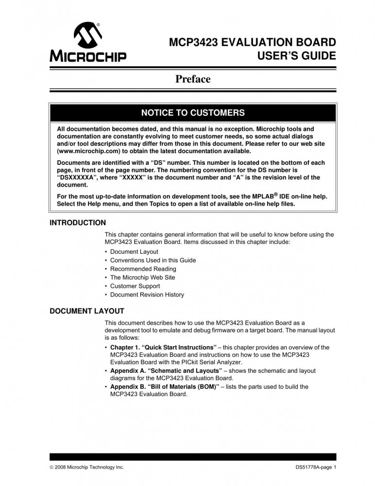 MCP3423EV user guide page 5