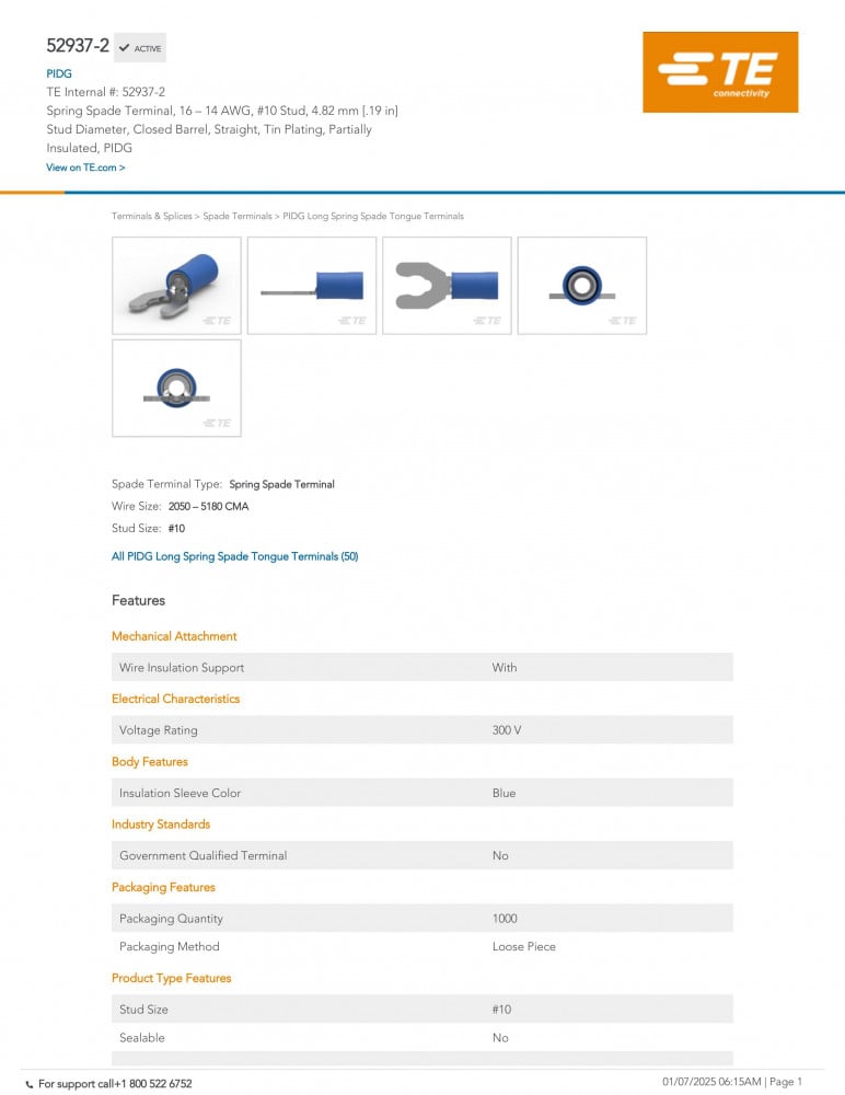 52937-2 technical document page 1