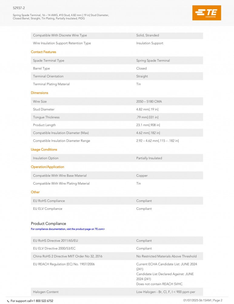 52937-2 technical document page 2