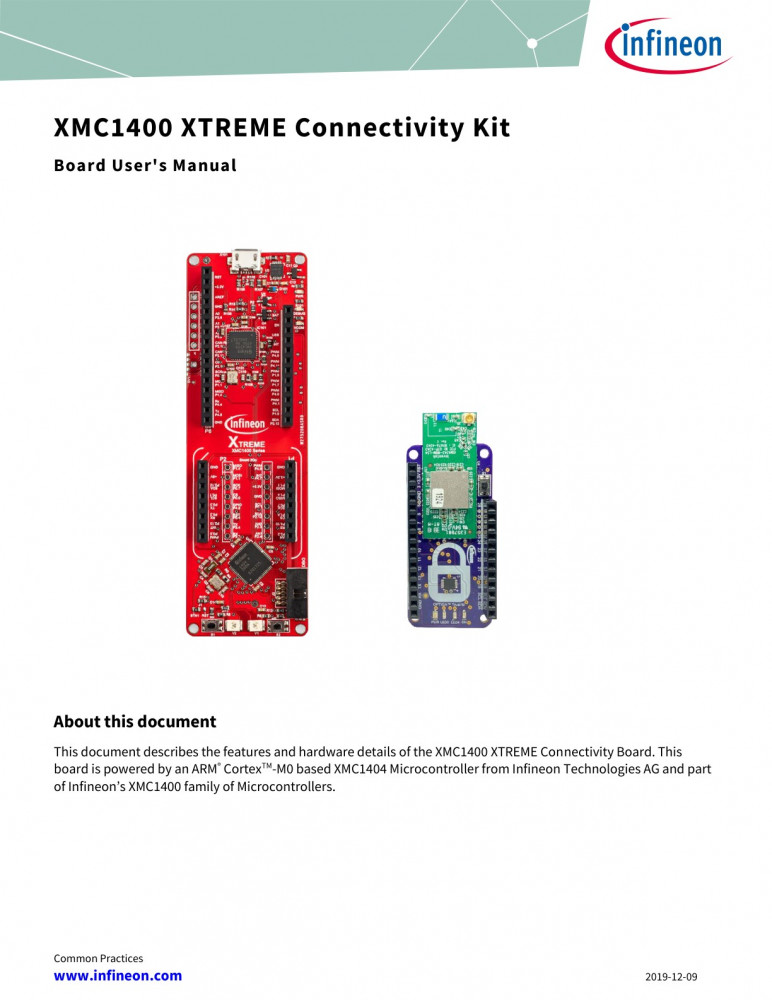 XMC1400 XTREME manual page 1